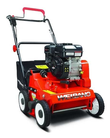 Weibang-WB384RB-Push-Petrol-Lawn-Scarifier | Pyracantha.co.uk