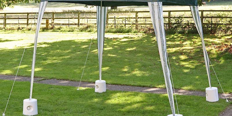 5 Best Gazebo Leg Weights For Stabilising Your Gazebo - UK